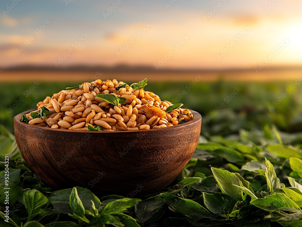 Sustainable seafood Qatari harees, cooked with organic wheat and fish ...