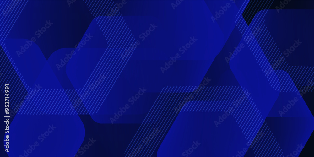 Abstract blue background. Modern simple blue geometric design. Minimal ...