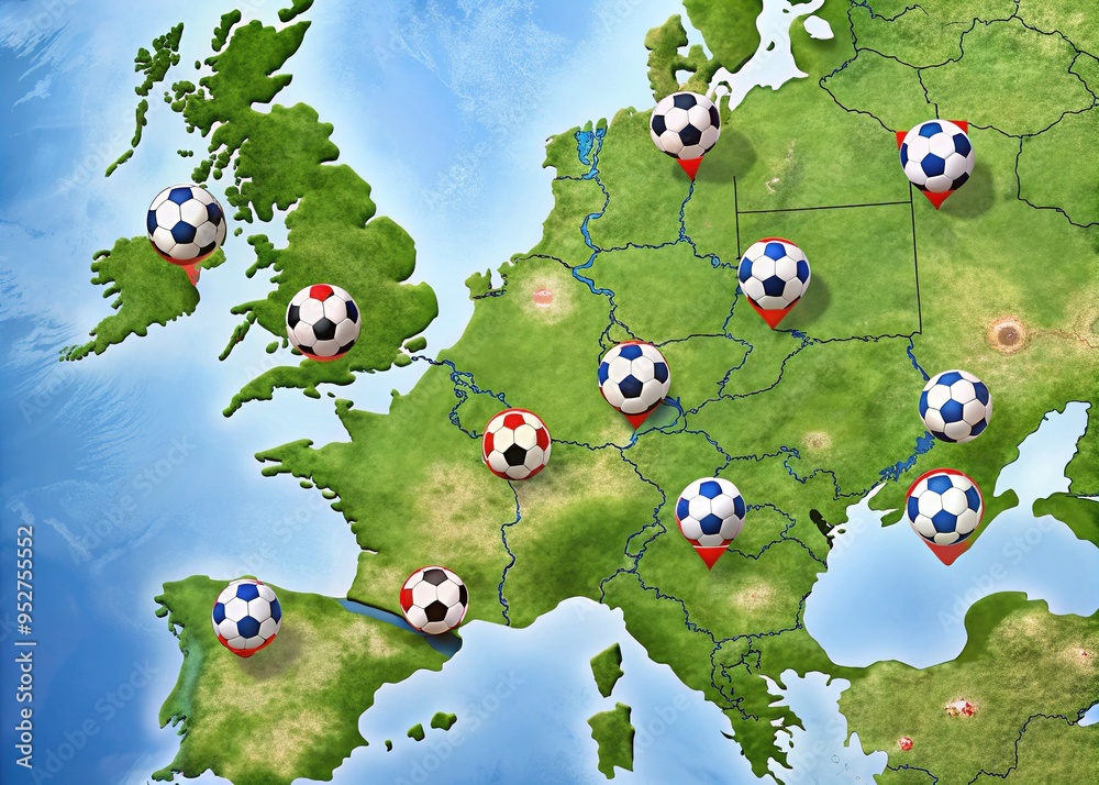 Clubs converge in elite league, map reveals locations of top contenders ...