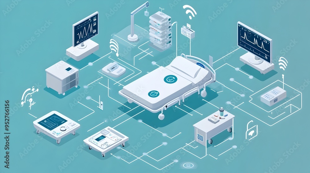 Cutting edge IoT technology seamlessly integrating and managing a wide ...