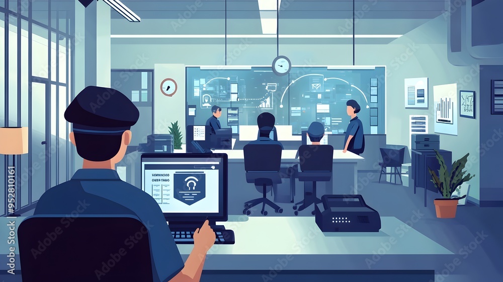 Streamlined Dispatch with Smart IoT Systems in Police Station Efficient ...