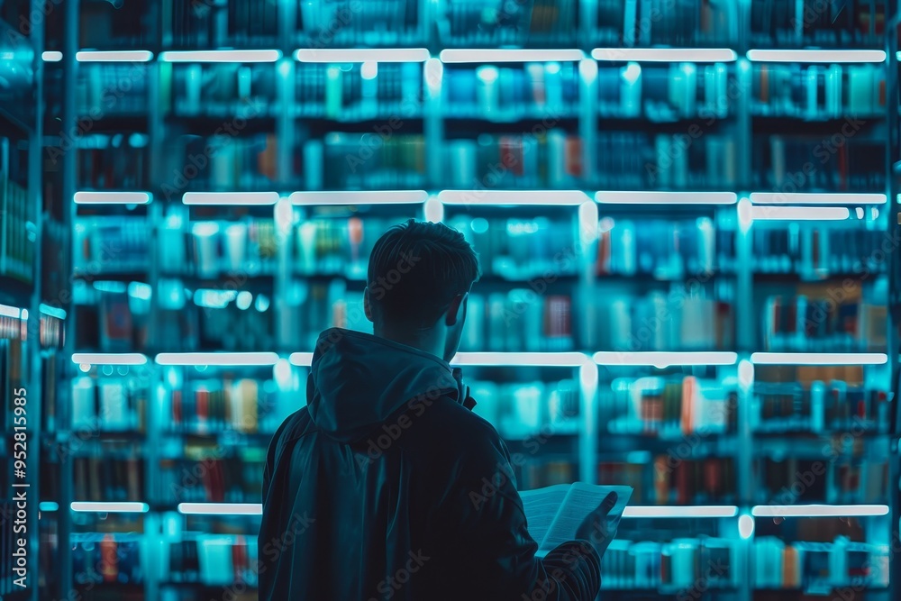 Knowledge repositories empower users with valuable insights Stock Photo ...