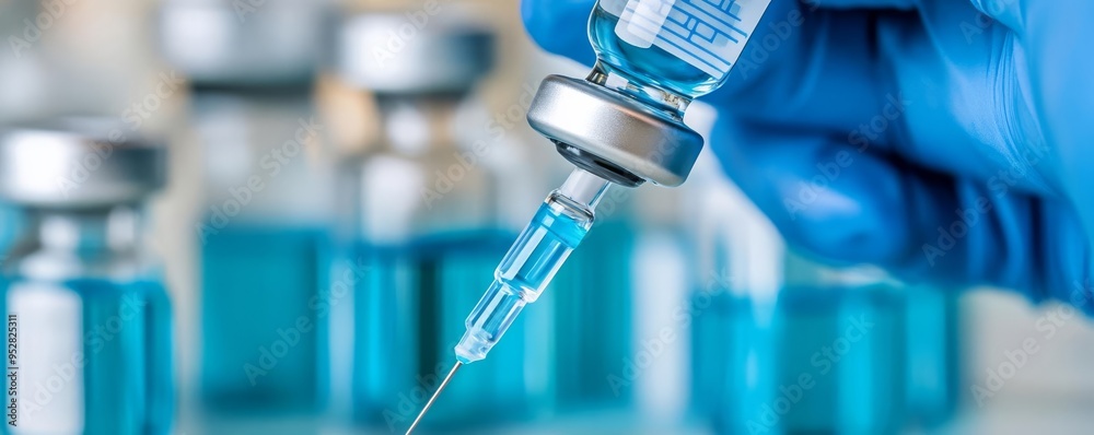 Biopharmaceutical lab developing vaccines using recombinant DNA ...