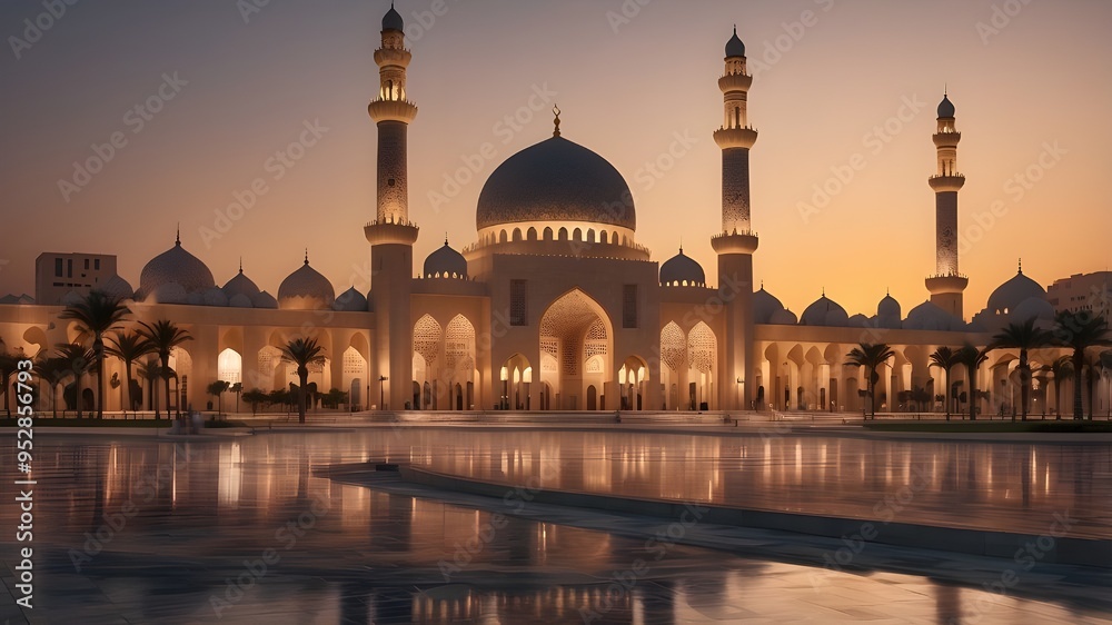 Transport yourself to the stunning sunset view of the Sharjah New ...
