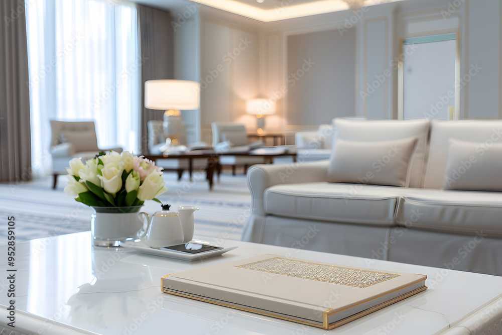 Islamic Study Room with Elegant Furniture | Traditional and Modern ...