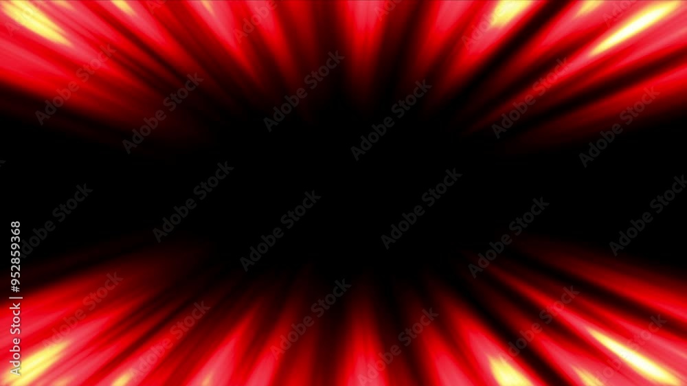 Red overlay streaks effects radiating outward from black center. Black ...
