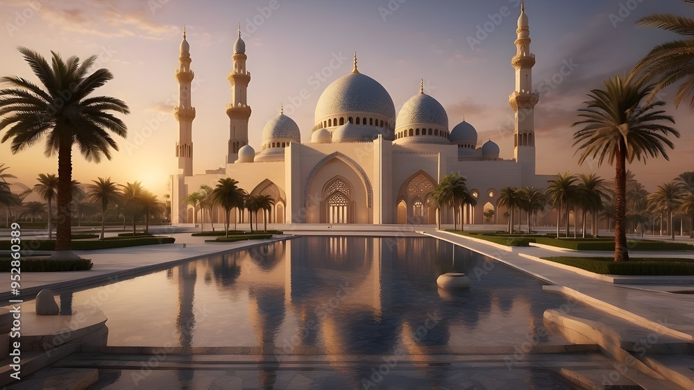 Transport yourself to the stunning sunset view of the Sharjah New ...