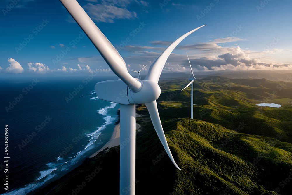 Clean energy engineering and innovation are showcased in a realistic ...