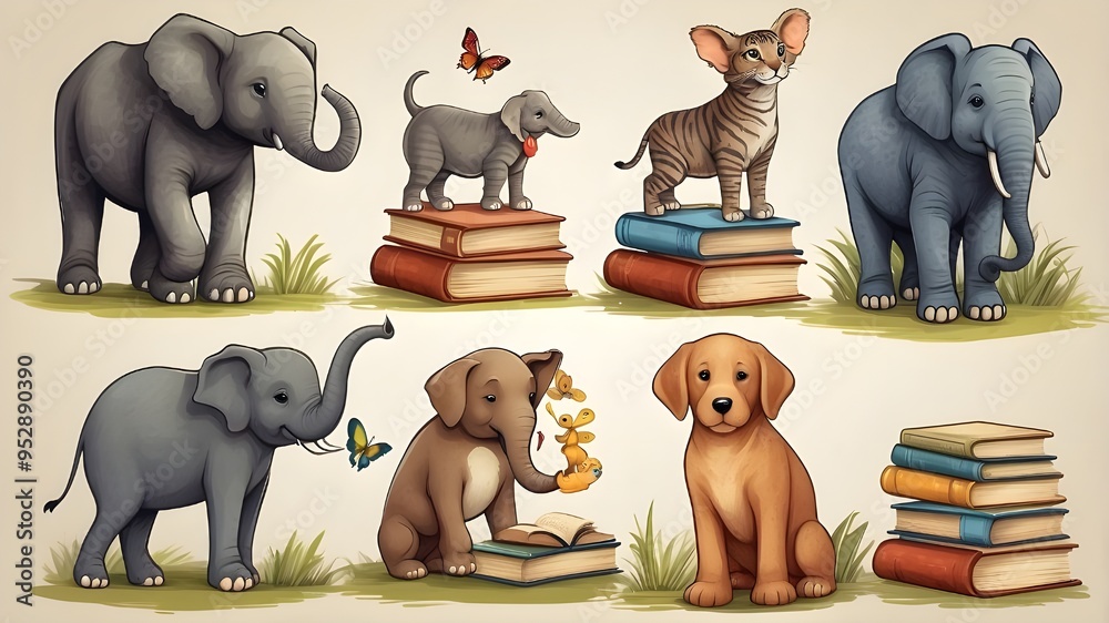 Let your imagination run wild with this vector characters clip art ...