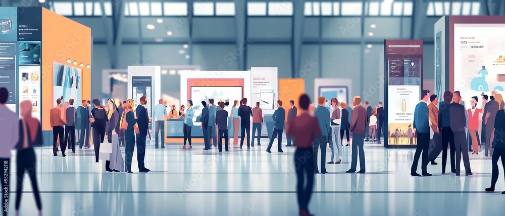 trade fair expo trade show booth international business convention ...