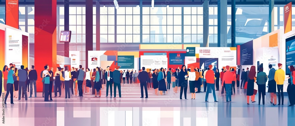 trade fair expo trade show booth international business convention ...