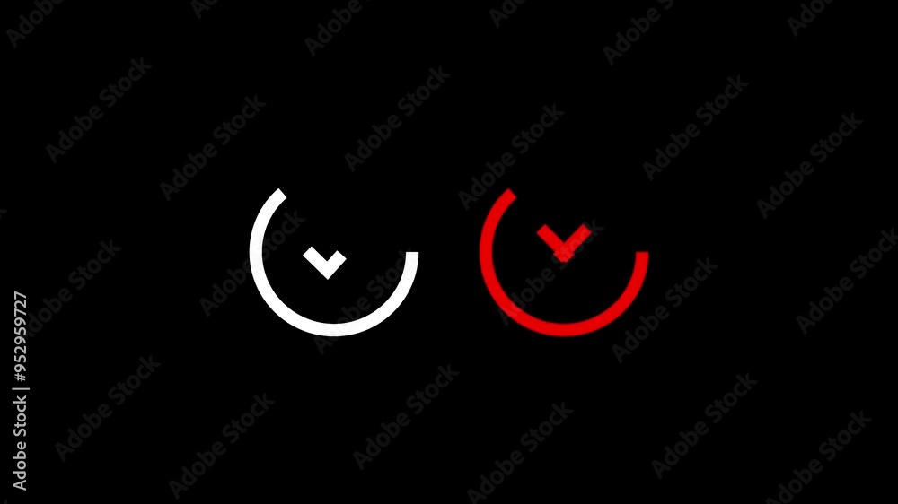 Yes or No check mark icons sign. Tick and Cross sign. 4K motion graphic ...