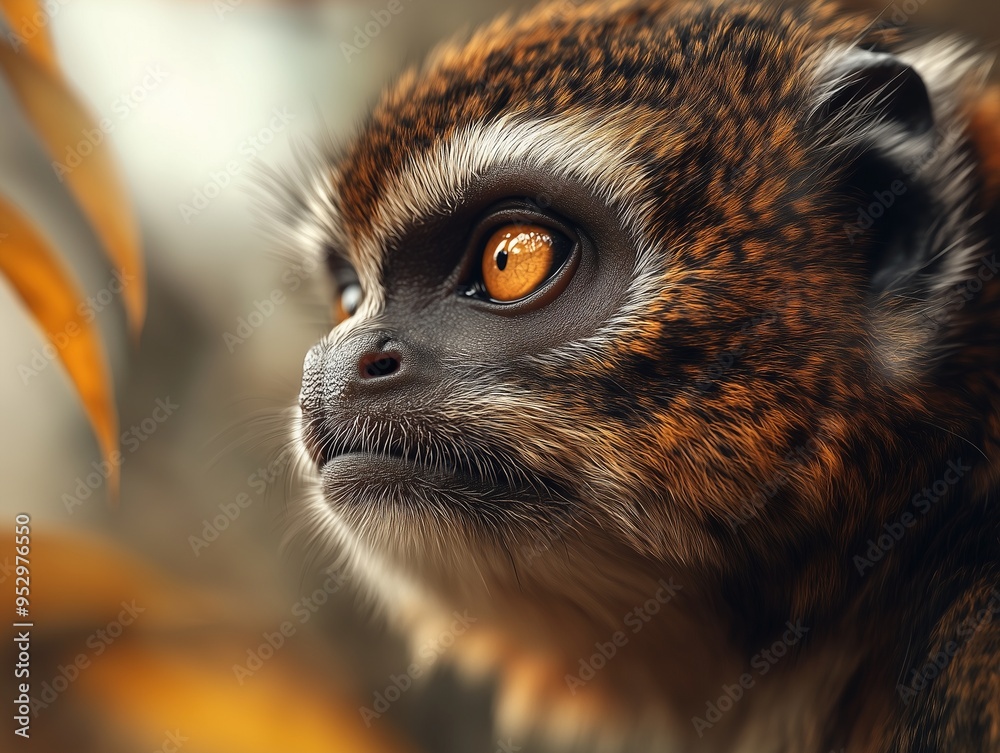 Pygmy Marmoset, Cebuella, Dwarf Monkey Close Up in Nature Wildlife ...