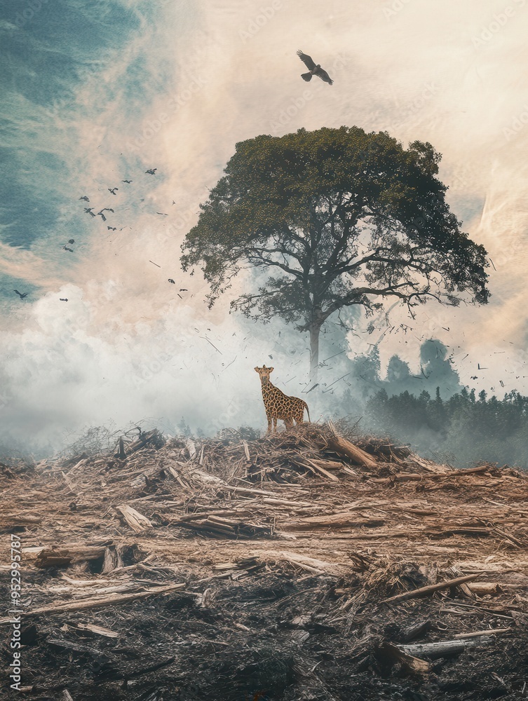 Deforestation threatens rare wildlife as their natural habitats ...