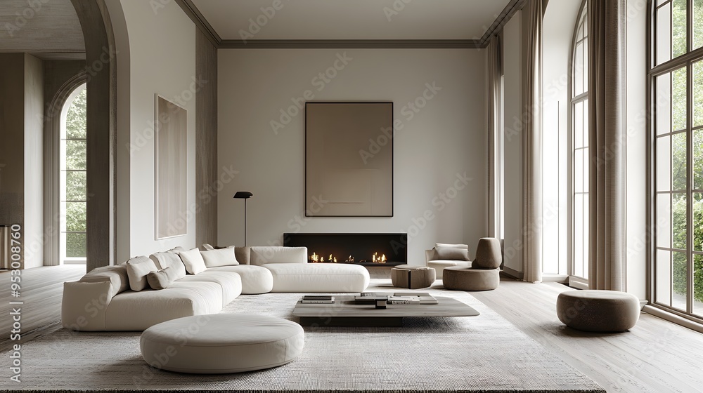 Mid-Century Modern: Simple forms, organic influences, mix of materials ...