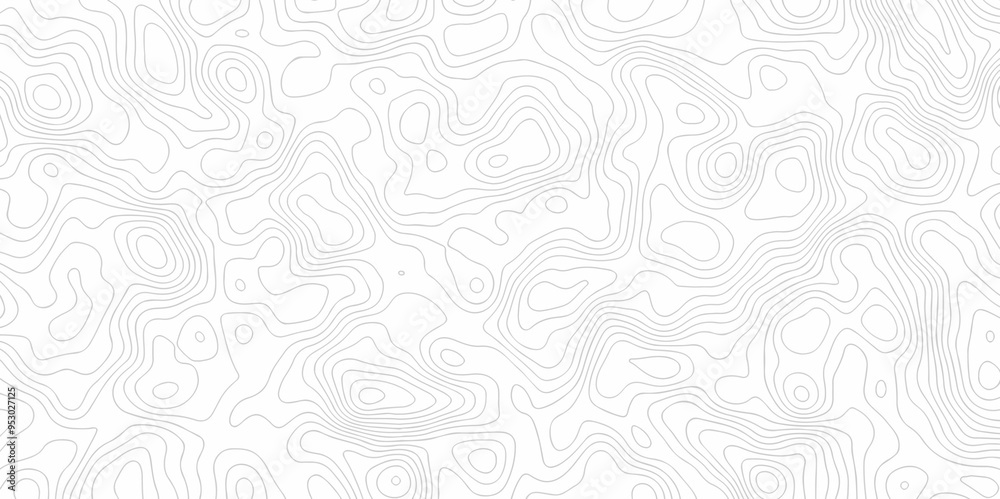 Vector topo map seamless wave topography map pattern camping grid ...