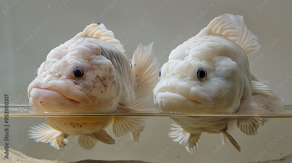 Blobfish comparison in a pressurized tank vs. depressurized state ...