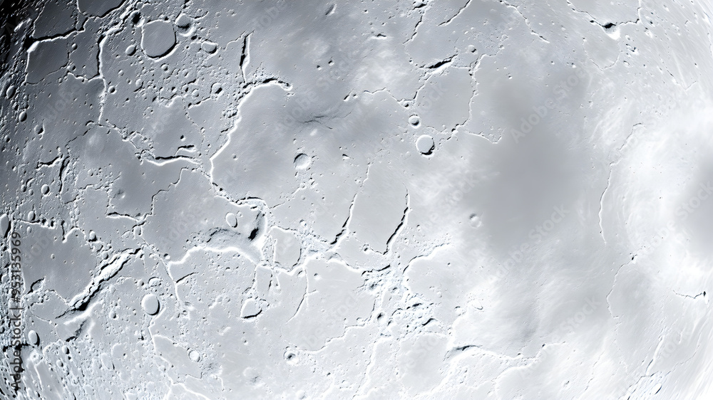 Moon surface texture background with crater details Stock Illustration ...