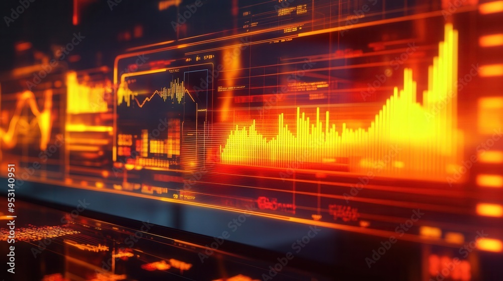 Heat usage analysis, heat map data analysis on screen Stock ...