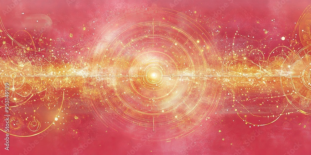 Cosmic Convergence: A mesmerizing abstract background featuring a ...