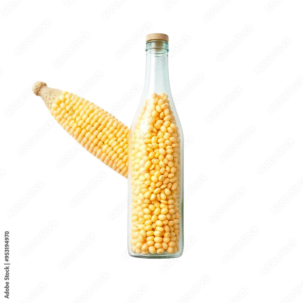 Genetically modified corn on Isolated transparent background png ...