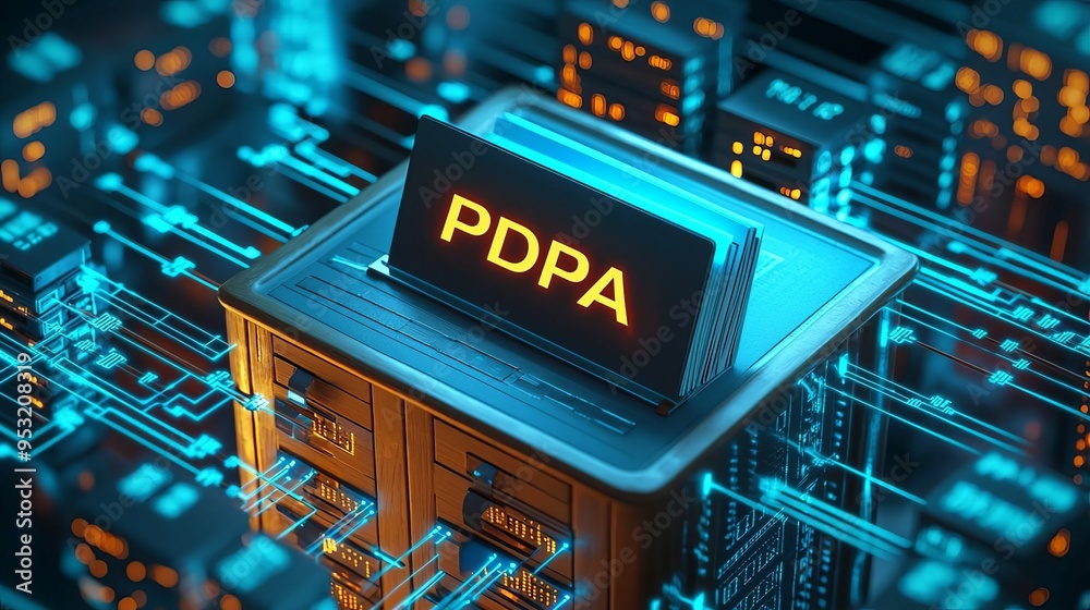 Personal data protection act or PDPA concept PDPA concept with a shield ...