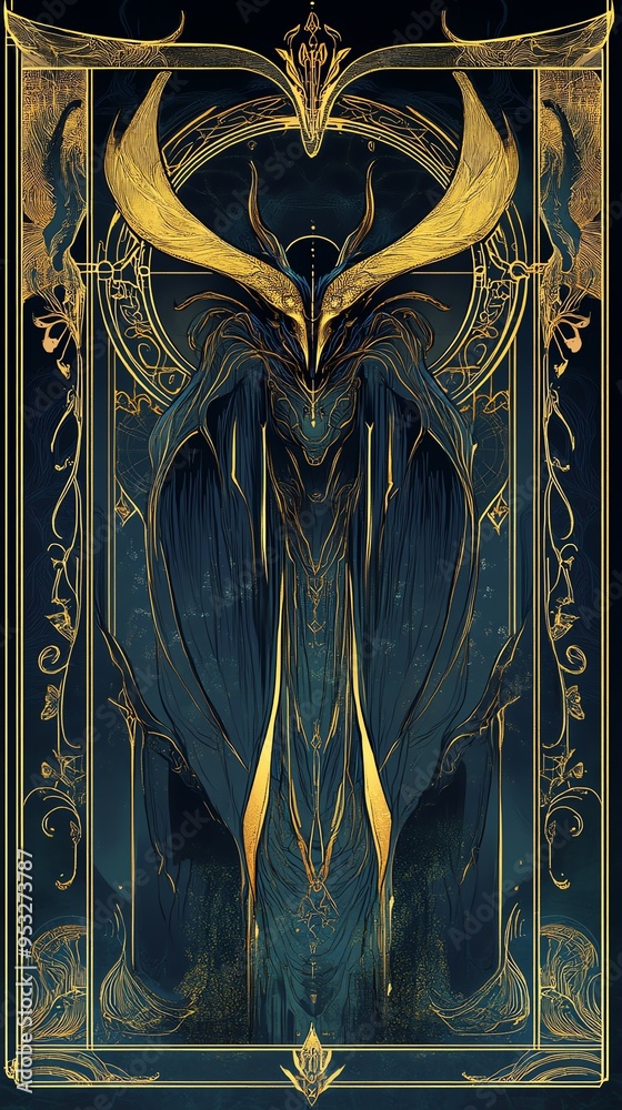 Set 12 Zodiac Project : Zodiac Scorpius blue and gold cyberpunk neon ...