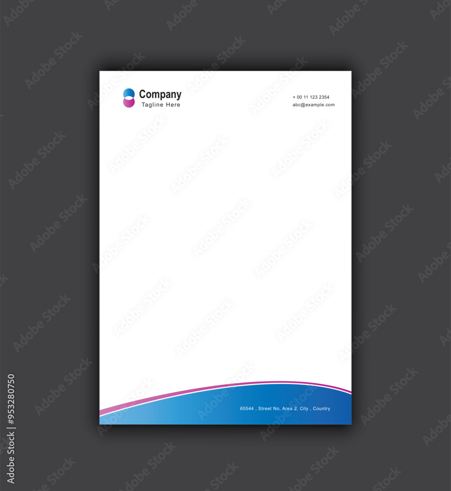 corporate modern letterhead design template. creative modern letterhead ...