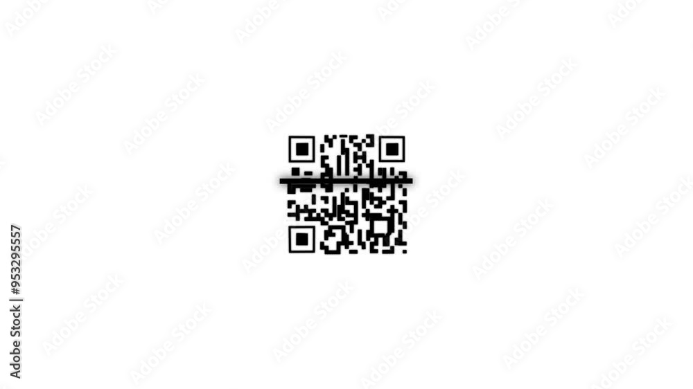 QR code for payment. Scan qr code icon with laser .Barcode scanner, QR ...