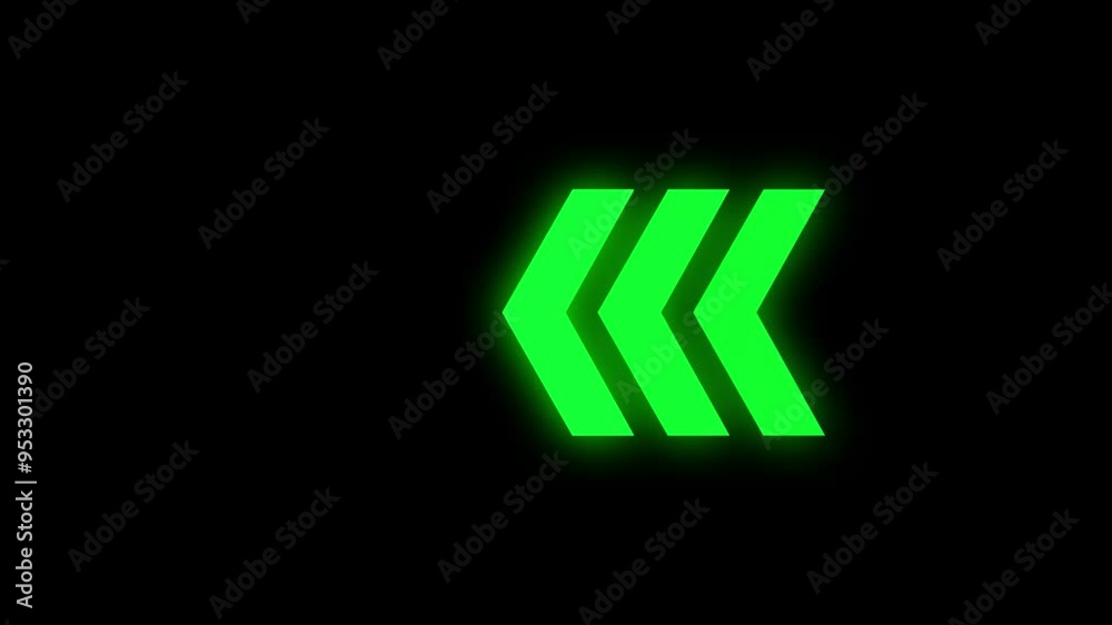 Arrows Going Direction and left arrow animation. abstract colorful ...