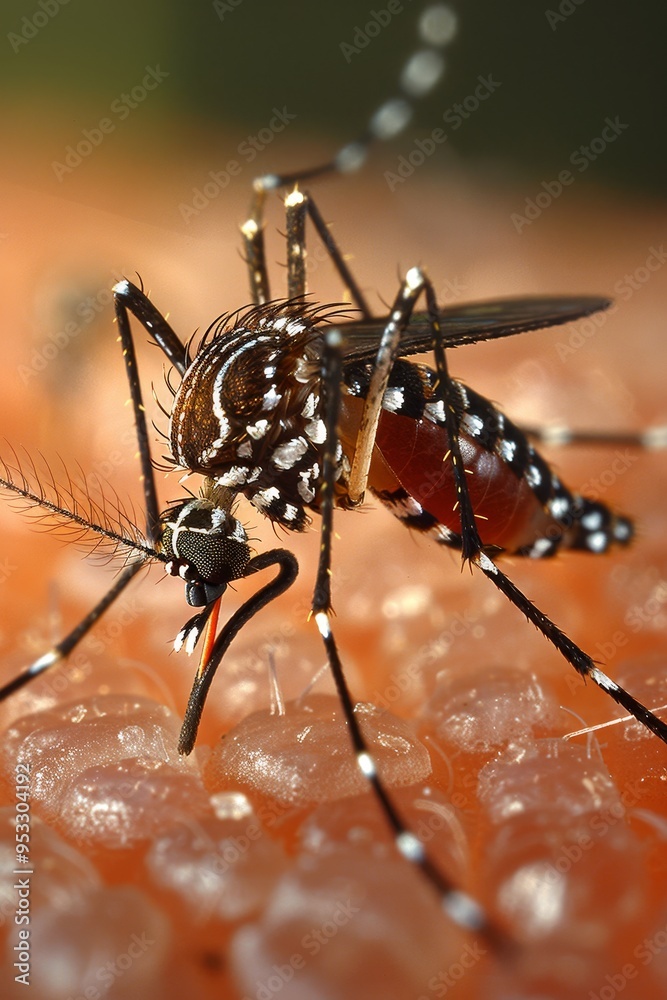 Dengue hemorrhagic fever transmission via aedes mosquitoes feeding on ...