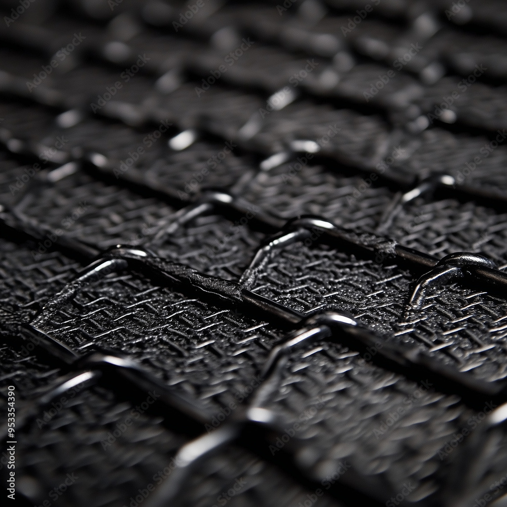 MMA Cage Close-Up: The Grit and Texture of the Combat Mat Stock ...