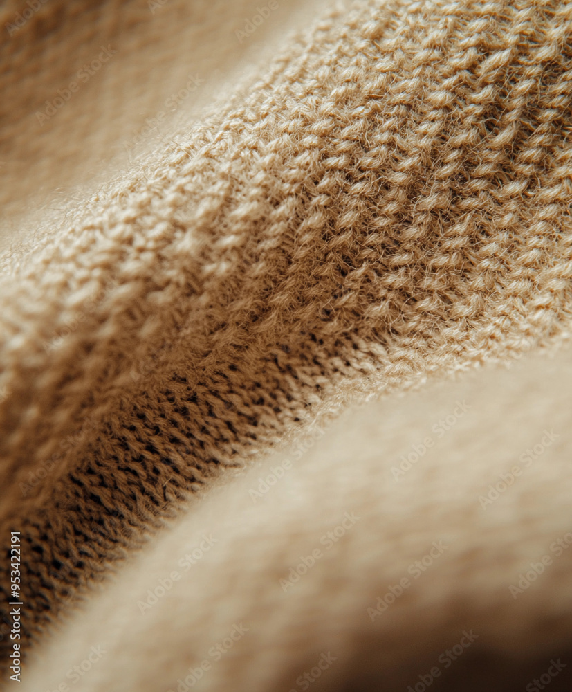 cotton fabric sample, highlighting the tightly woven threads and ...