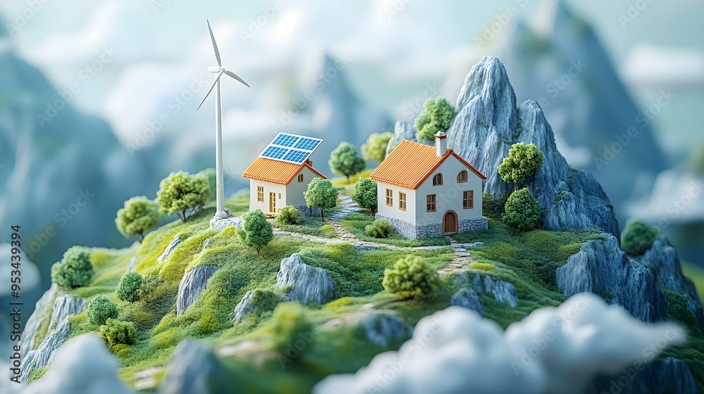 Empowerment of villages with renewable solar and wind energy ...