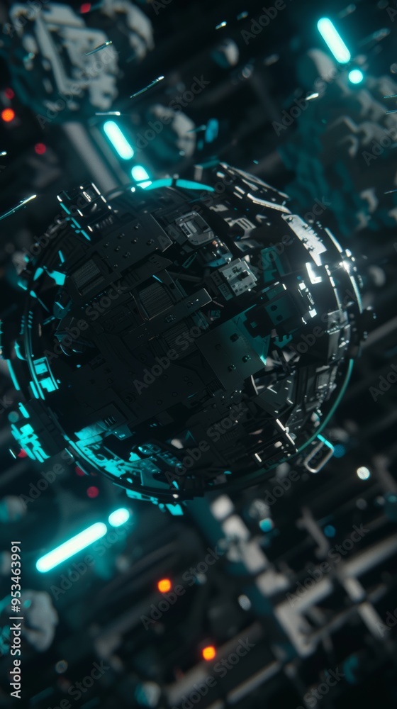 discovering a powerful and mysterious spherical object on a space ...