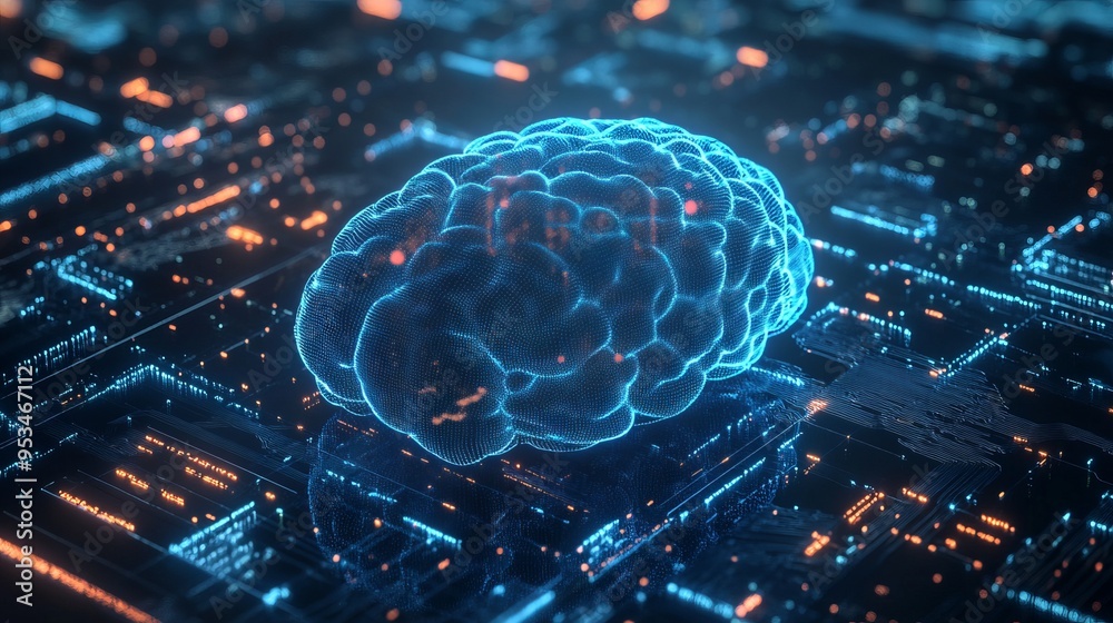 Big data cloud computer using Ai Brain network system. Super computer ...