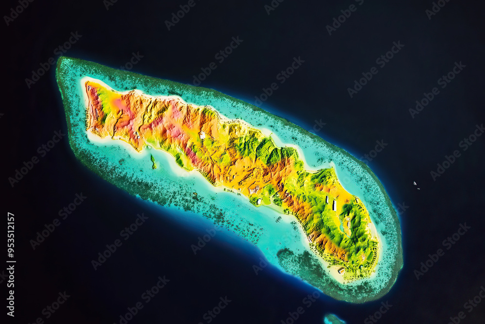 Technical aerial visual, 3D LiDAR GIS aerial map satellite scan model isolated, showing Male ...