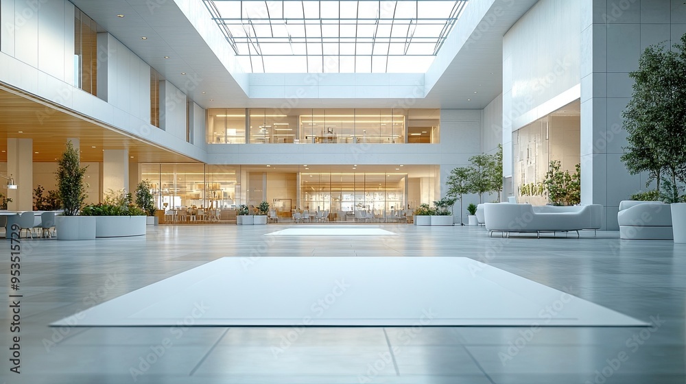 Blueprint of a modern conference center, including meeting rooms, event ...