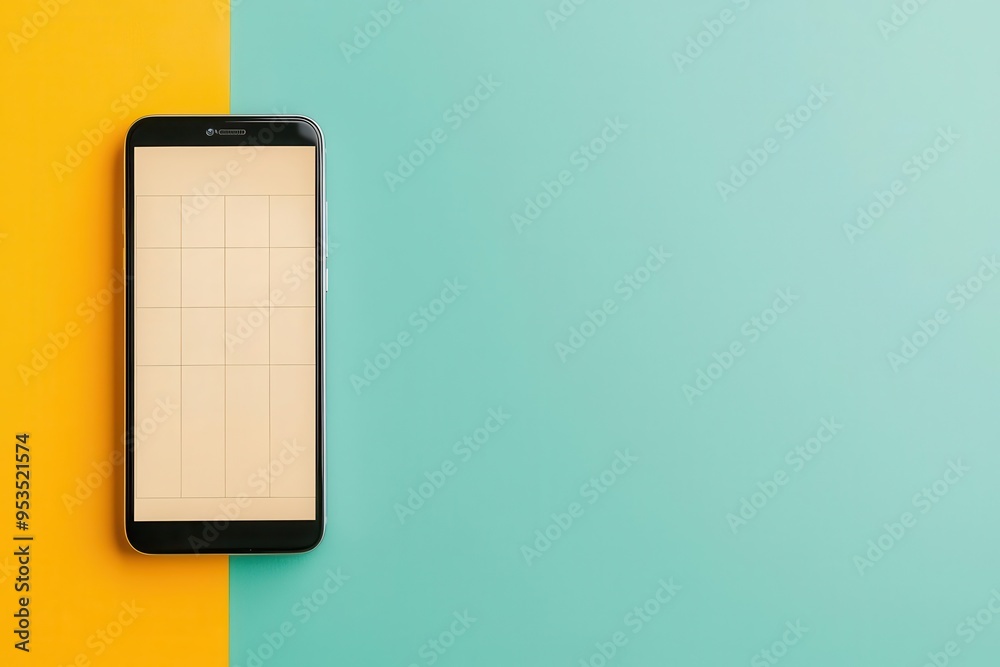 Digital calendar app on a smartphone, displaying a structured daily ...