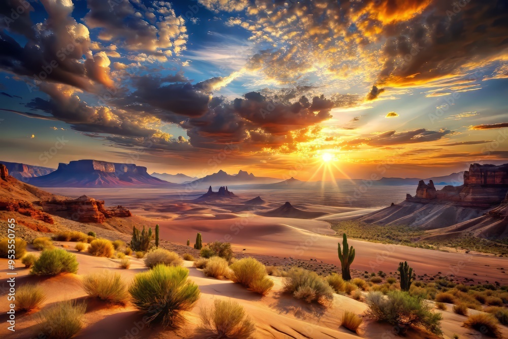 Take a photo of a sunset and then create a digital collage using the ...