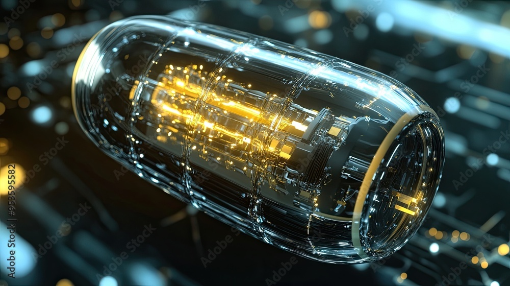 Futuristic Nanotechnology Capsule Viewed from a Microscopic Perspective ...