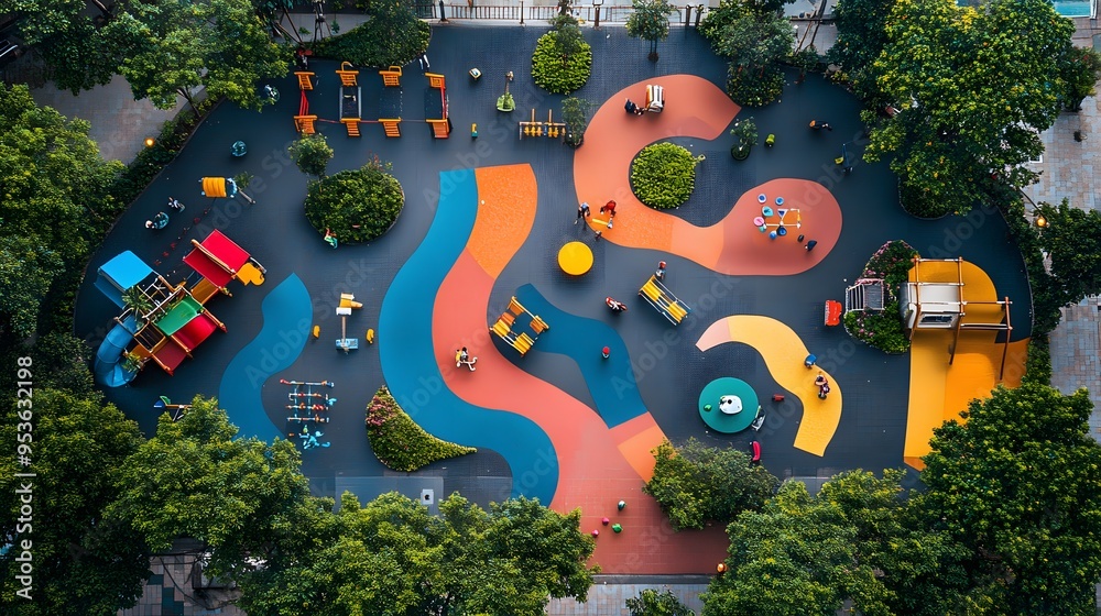 High-angle aerial photography of cities, architectural scenery, drone ...