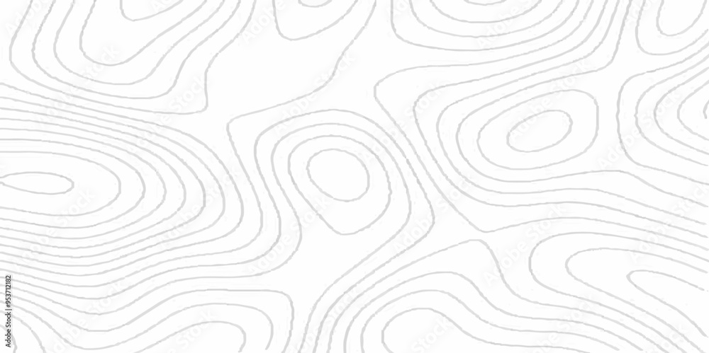 Modern curved line of contour map, geological contour map with ...