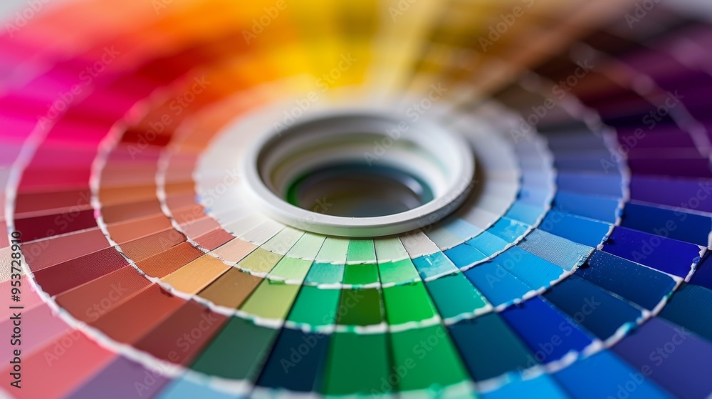 Infographic illustrating the color gamuts of RGB and CMYK, showing ...