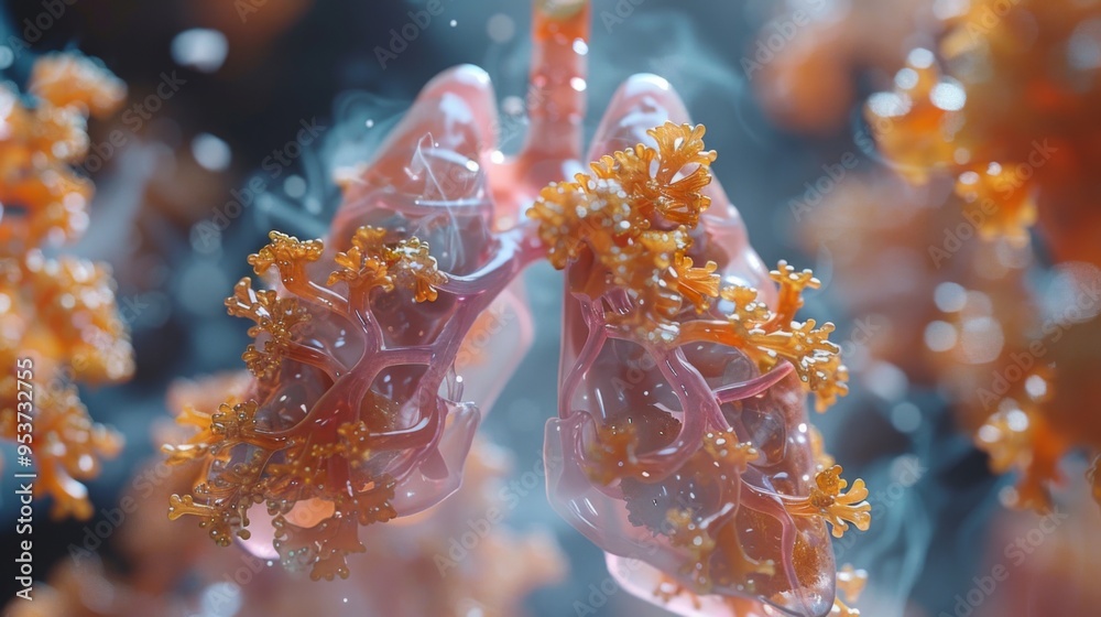 Showcase the process of exhalation, illustrating how the diaphragm and ...