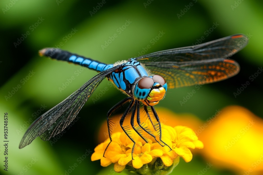Dragonflies, eyes wide, panoramic vision allow them to spot the ...