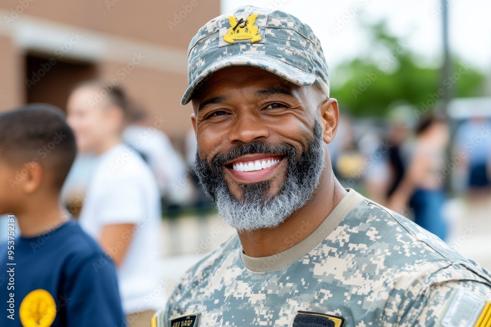 Air Force birthday celebration at a community event with veterans and ...