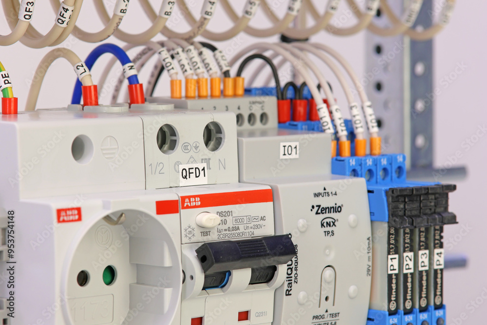 The DS201 differential circuit breaker from ABB is installed in the ABB ...