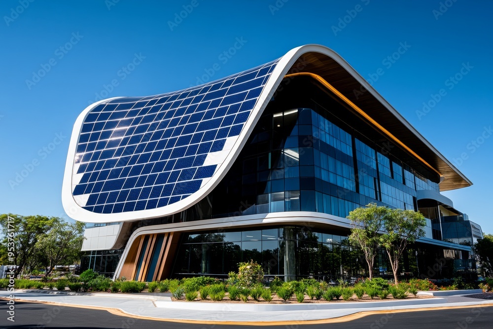 Energy efficiency growth is featured in a realistic photo of an energy ...