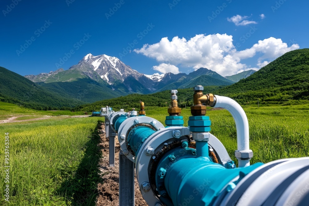 Geothermal energy safety compliance is featured in a minimalist design ...